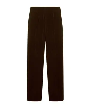 Issey Miyake Homme Plissé Wide Leg Pleated Trousers
