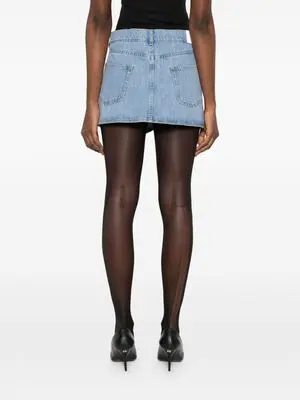 Coperni Mini Skirt With Belt Loops - Blue