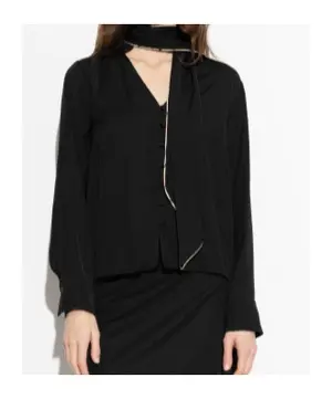 Paul Smith Decorative Tie Satin Shirt