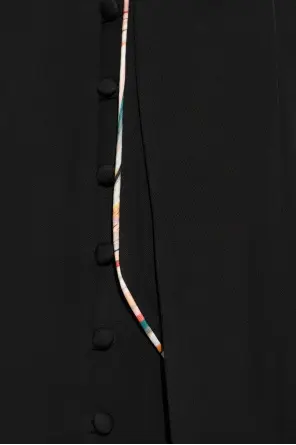 Paul Smith Decorative Tie Satin Shirt