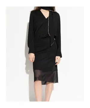 Paul Smith Decorative Tie Satin Shirt