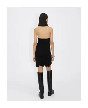 Bottega Veneta Ribbed Knit Tassel Embellished Top