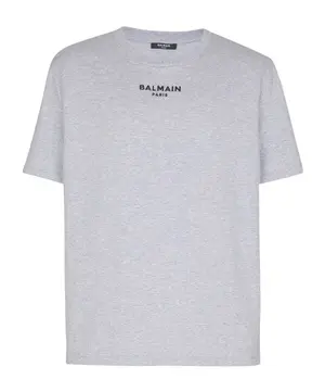 Balmain Embroidered T-shirt - Grey