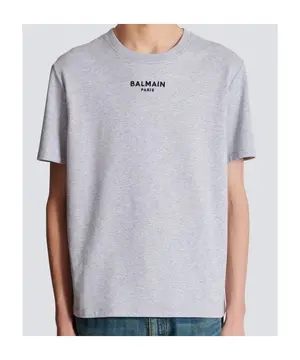 Balmain Embroidered T-shirt - Grey