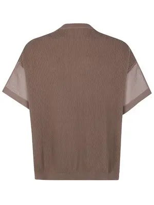 Brunello Cucinelli Short Sleeve Sweater