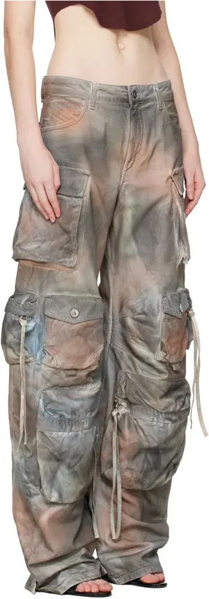 Attico Cargo Pocket Jeans