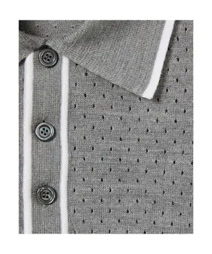 Gucci Perforated Polo Shirt