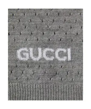 Gucci Perforated Polo Shirt