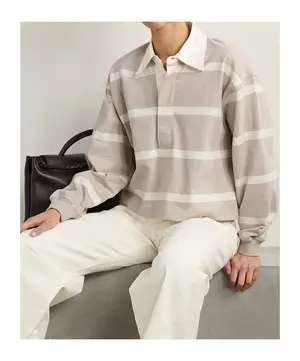 Citizens Of Humanity Long-sleeved Striped Polo Shirt