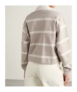 Citizens Of Humanity Long-sleeved Striped Polo Shirt