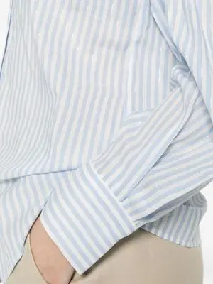 TWINSET Striped Pattern Shirt
