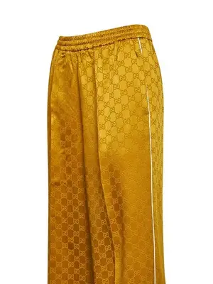 Gucci Monogrammed Straight-leg Pants