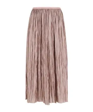 ROBERTO COLLINA Plissé Midi Skirt
