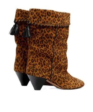 Isabel Marant Étoile Dalby Boots - Leopard