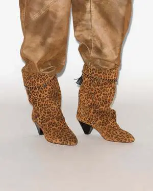 Isabel Marant Étoile Dalby Boots - Leopard