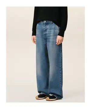 AMI Paris Wide Leg Jeans