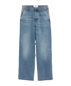 AMI Paris Wide Leg Jeans - Blue