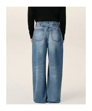 AMI Paris Wide Leg Jeans