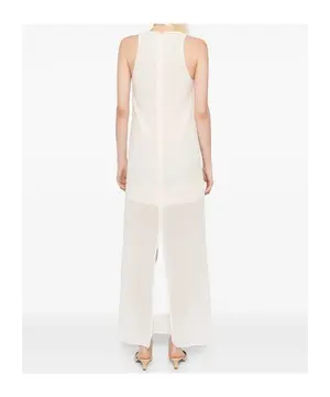 TOTEME Sleeveless Maxi Dress With Slit Hem