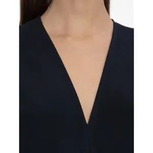 Victoria Beckham Edith Midi Dress - Navy