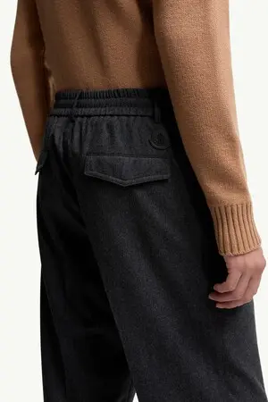 Moncler Flannel Tailored Trousers