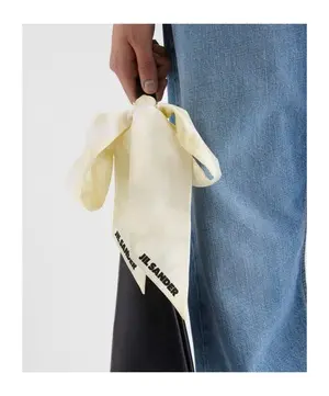 JIL SANDER Printed Silk Foulard