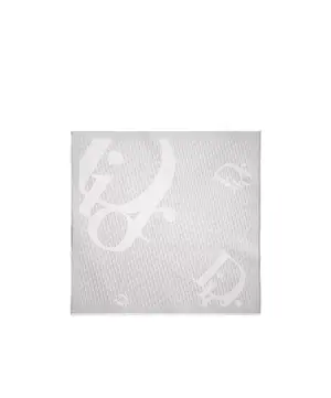 Dior Tassel Scarf - White