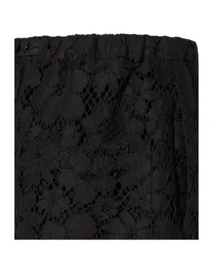 Fendi Lace Floral Motif Trousers