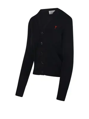 AMI Paris V-neck Buttoned Cardigan