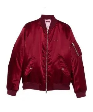 Gucci Zip-up Bomber Jacket - Red