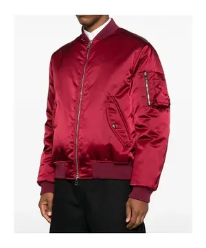 Gucci Zip-up Bomber Jacket - Red