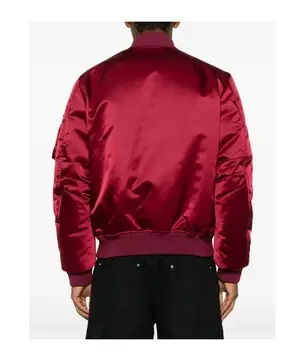 Gucci Zip-up Bomber Jacket - Red