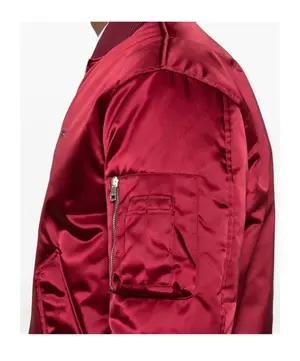 Gucci Zip-up Bomber Jacket - Red
