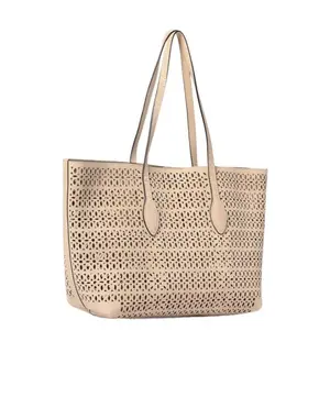 GIANNI CHIARINI Mashup Perforated Tote Bag