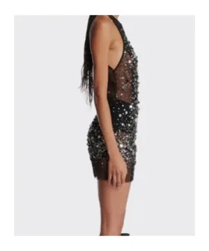 Attico Sequined Mini Dress
