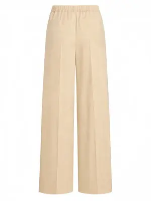 PATOU Elasticated Wide-leg Pants - Nude