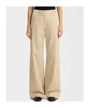 PATOU Elasticated Wide-leg Pants - Nude