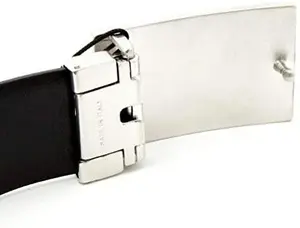 Emporio Armani Logo Patterned Leather Belt