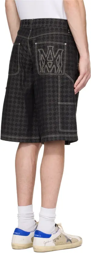 Amiri Ma Quad Monogram Work Shorts