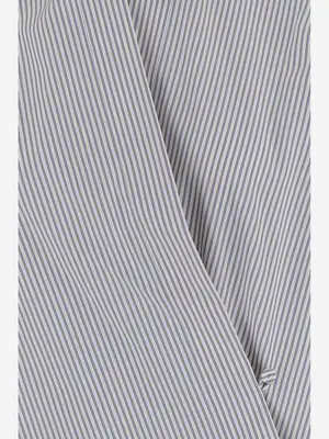 Fendi Striped Asymmetric Long-sleeve Shirt - Gray