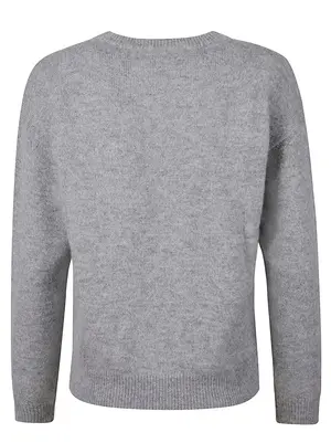 Peserico Diamond Jacquard Jumper With Embellishments