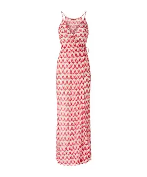 Missoni Knitted Printed Maxi Dress - Pink