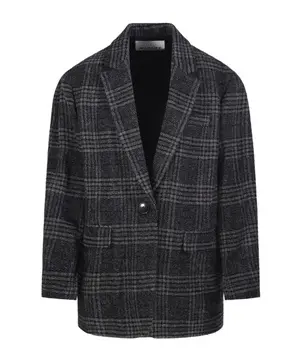 Isabel Marant Étoile Double-breasted Checked Blazer