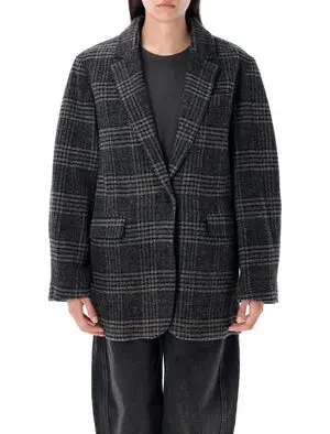 Isabel Marant Étoile Double-breasted Checked Blazer