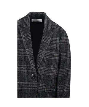 Isabel Marant Étoile Double-breasted Checked Blazer