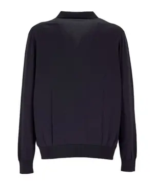 GRAN SASSO Open Collar Knitted Sweater