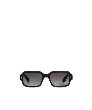 Dior Rectangular Full Rim Sunglasses - Black