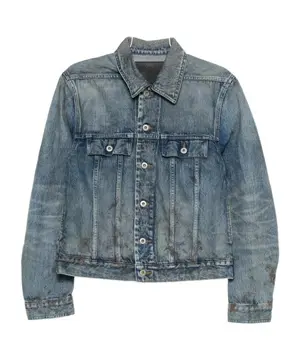 Rick Owens Denim Jacket - Gray