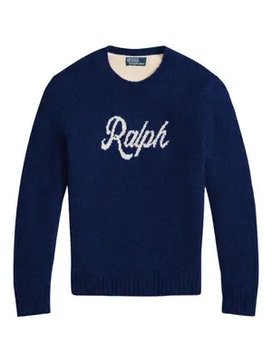 Polo Ralph Lauren Ralph" Logo Crewneck Sweater