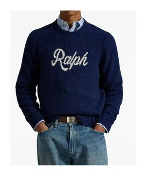 Polo Ralph Lauren Ralph" Logo Crewneck Sweater